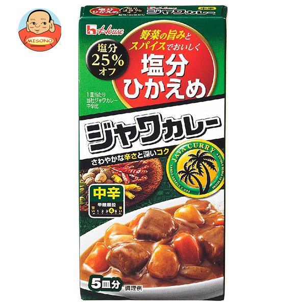 まとめ買いで送料がオトク！3ケースまでは、送料1個口（1梱包）の配送料金でお届けします。1個あたりの商品価格293円（税別）調味料 カレー ルウ 中辛 塩分ひかえめ