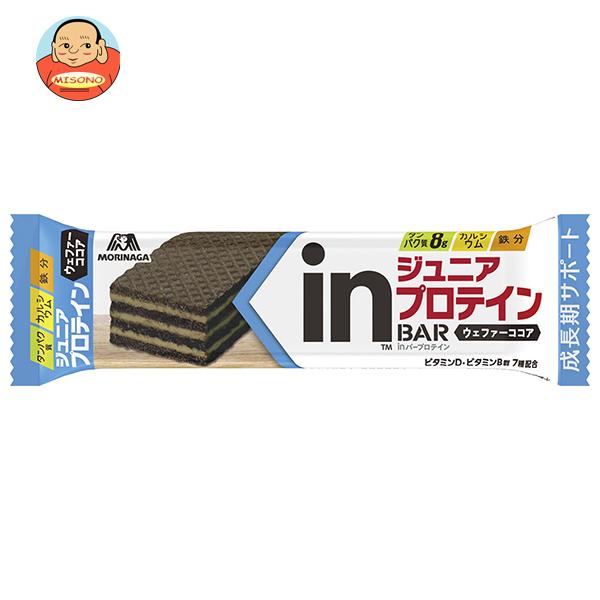 まとめ買いで送料がオトク！3ケースまでは、送料1個口（1梱包）の配送料金でお届けします。1本あたりの商品価格123円（税別）プロテインバー プロテイン ジュニア  ココア