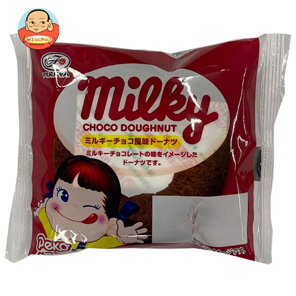 まとめ買いで送料がオトク！2ケースまでは、送料1個口（1梱包）の配送料金でお届けします。1個あたりの商品価格112円（税別）不二家 ドーナツ チョコ milky