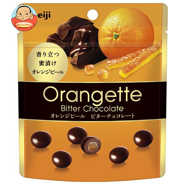 まとめ買いで送料がオトク！3ケースまでは、送料1個口（1梱包）の配送料金でお届けします。1袋あたりの商品価格317円（税別）お菓子 チョコ おやつ meiji オレンジピール ビターチョコ