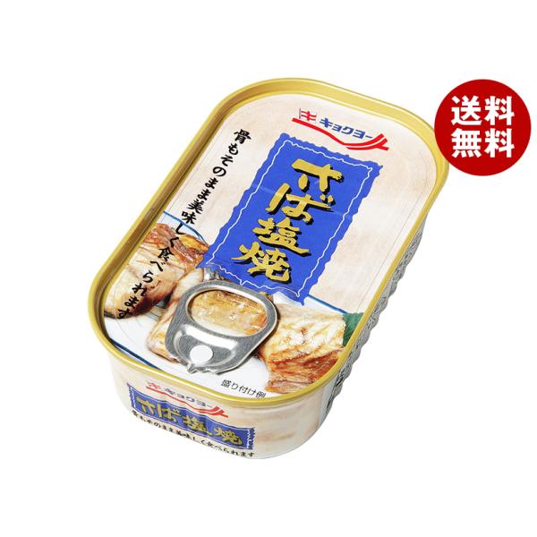 ※送料無料（北海道・沖縄・離島は送料無料対象外です。）缶詰 サバ 鯖 おかず 保存食 塩焼