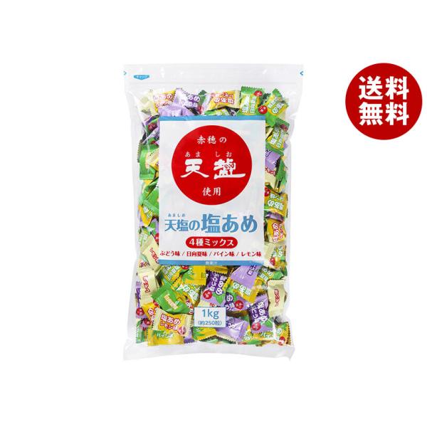 ※送料無料（北海道・沖縄・離島は送料無料対象外です。）塩あめ 塩飴 塩キャンディ 熱中症対策 塩分補給 天塩 ミックス ミネラル補給 夏対策
