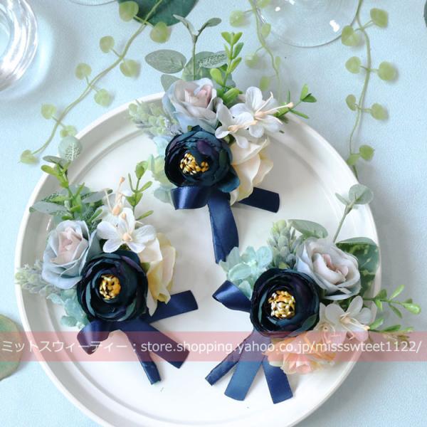 ブライダル、結婚式場、スタジオ、ロケーション撮影に新郎様用ブートニア、ウェディング、パーティー、前撮り、二次会、卒業式など使えてリストブーケ、生花と違って枯れることがないので、思い出と一緒にいつまでも形として残せます。◆手作りのため、多少の...