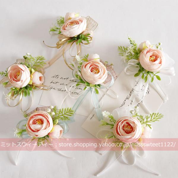 ブライダル、結婚式場、スタジオ、ロケーション撮影に新郎様用ブートニア、ウェディング、パーティー、前撮り、二次会、卒業式など使えてリストブーケ、生花と違って枯れることがないので、思い出と一緒にいつまでも形として残せます。◆手作りのため、多少の...