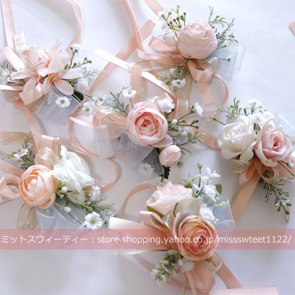 ブライダル、結婚式場、スタジオ、ロケーション撮影に新郎様用ブートニア、ウェディング、パーティー、前撮り、二次会、卒業式など使えてリストブーケ、生花と違って枯れることがないので、思い出と一緒にいつまでも形として残せます。◆手作りのため、多少の...