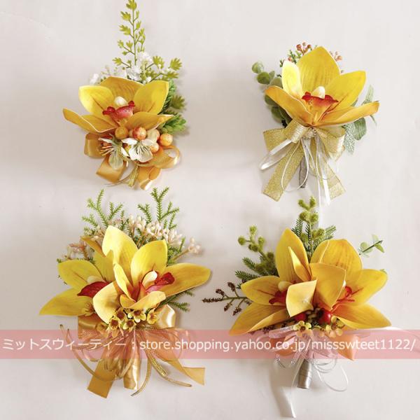 ブライダル、結婚式場、スタジオ、ロケーション撮影に新郎様用ブートニア、ウェディング、パーティー、前撮り、二次会、卒業式など使えてリストブーケ、生花と違って枯れることがないので、思い出と一緒にいつまでも形として残せます。◆手作りのため、多少の...