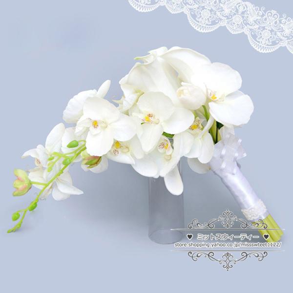 【完成品の販売^^可愛いブーケです。ブライダル、イベント贈答品、インテリアに最適です。晴れの舞台に、新しいタイプのサプライズプレゼントとしてお勧めです。生花と違って枯れることがないので、思い出と一緒にいつまでも形として残せます。サイズ：幅約...