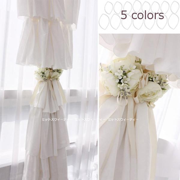 【ご注意 完成品の販売^^可愛いウェディング雑貨です。結婚式、パーティー、イベントに最適です。姫系さんやガーリーさんのお部屋や、お店用などもオススメです。セット内容：1本サイズ：幅約 13CM◆手作りのため、多少の誤差が生じる場合がございま...