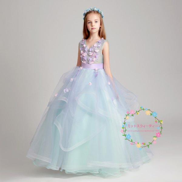 ウエディングドレスや高級ドレスを多くご覧いただいた方にはおわかり頂ける上質の子供ドレスです。◆サイズ参考：100サイズ　　バスト55CM　　ウエスト52CM　　着丈70CM110サイズ　　バスト60CM　　ウエスト56CM　　着丈80CM1...