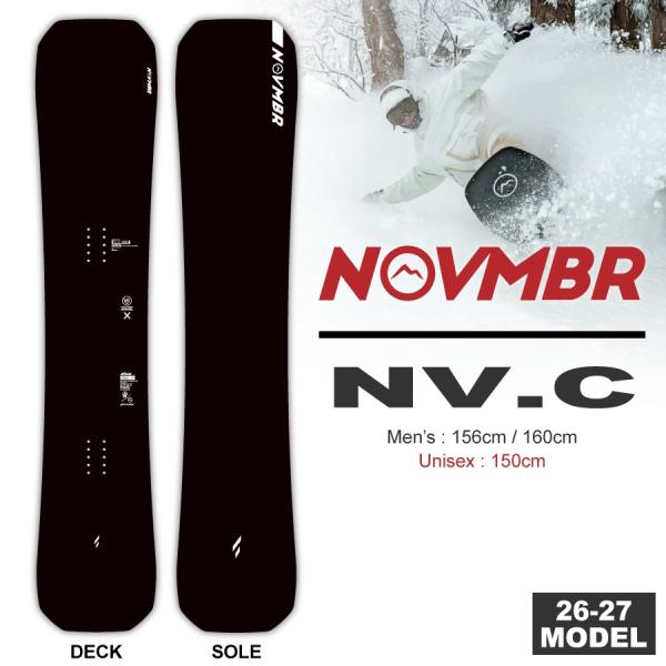 [ブランド] 2026-2027 NOVEMBER (ノーベンバー) [モデル名] NV.C (エヌブイシー)[サイズ] 150cm/156cm/160cm[定価] 121.000円（税込み）
