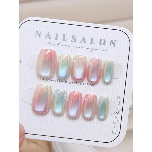 2枚入り レーザーピンク桜の花ネイルステッカー ホログラフィック さくら柄 エレガントな和風ウェディングデザイン 自己接着式スライダー マニキュア 表面に透明のネイルポリッシュやトップコートを重ねると、ネイルがより美しくなり、ネイルステッカ...