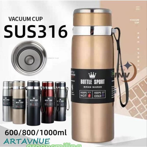 商品情報商品詳細:カラー:レッド、ゴールド、ブルー、ワイン、シルバー、コーヒーサイズ:/600ml/800ml/1000ml【商品説明】素材ステンレス外殻＋316ステンレス鋼◆保冷と保熱両方適用です。◆ステンレス製魔法びん構造だから高い保温...