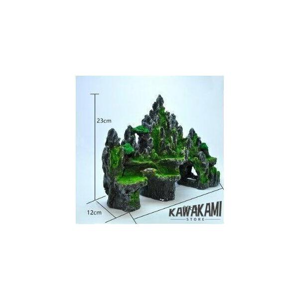 アクアリウム オブジェ 水槽 オーナメント new 置物 リアル 爬虫類 熱帯魚 観賞魚 飼育 インテリア 山