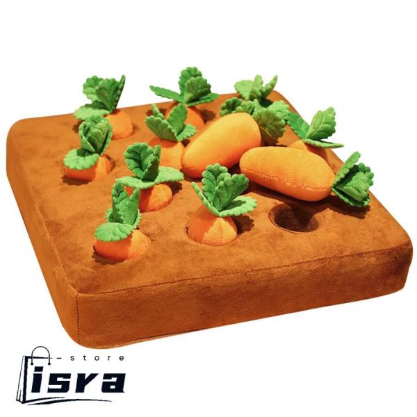 ?【高品質素材】厳選された高品質のクリスタルコットンとスポンジ素材で作られたインタラクティブ犬用おもちゃは、柔らかく、丈夫で耐久性があり、高性能の弾力性を備えています。?【興味深いニンジンスタイリング】興味深いニンジンスタイリングを備えた犬...