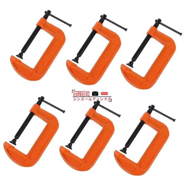 溶接、穴あけ加工などの作業時に保持・固定する工具です。口開き寸法：100mm皿は首振り式なので少し角度が付いた状態でも保持固定することができます。新品ですが製造段階で全体的にスレキズや塗装剥がれなどございますが機能的には問題ありませんのでご...