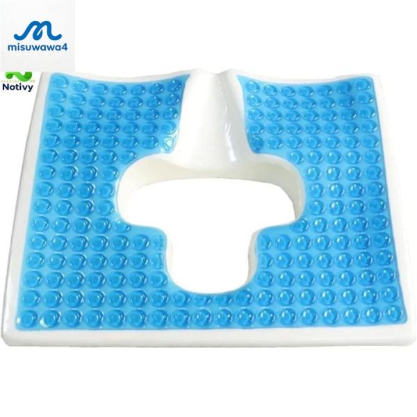 床ずれ防止 クッション 介護用 尾てい骨シートクッション 体圧分散マット 車椅子 ジェルクッション ムレ予防 通気性 カバー付き 老人ホーム 洗える 衝撃吸収 高