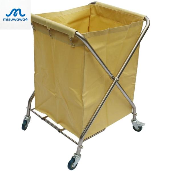 【大型産業洗濯カート】 - グレイワロフランドリーローリングカート、サイズ：25.6 &amp;amp;#34;lx21.6&amp;amp;#34; wx35.4 &amp;amp;#34;h（65x55x90cm）、容量は7ブッシェル（...