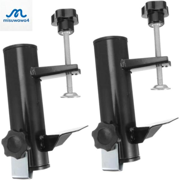 多目的固定機能 日傘・旗・釣り竿まで対応！パラソルクリップは太陽や雨の影響を軽減し、ビーチ・キャンプ・バルコニーで風や損傷からオブジェクトを守ります。簡単取り扱い設計 シンプルで軽量な構造なので、取り付けも操作も一人で簡単。クイックセットア...