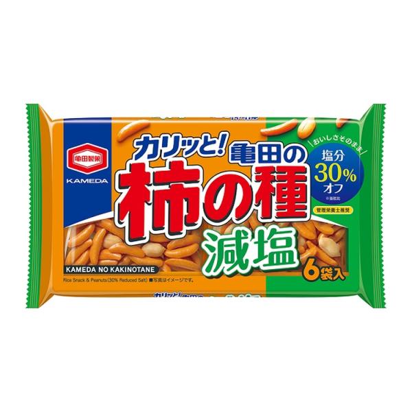 ほどよい塩加減で仕上げた柿の種とピーナッツの組み合わせが楽しめる商品です。減塩タイプながらも旨みはしっかりと感じられ、食べごたえのある仕上がりになっています。ピリッとした味わいと香ばしさのバランスが良く、飽きのこない美味しさが特徴です。小分...