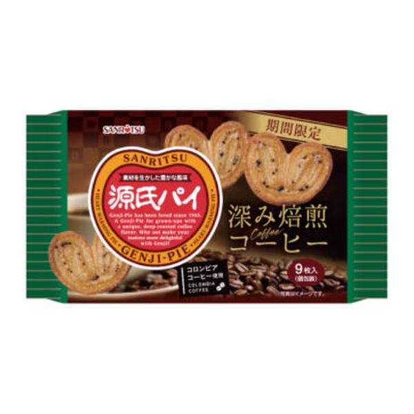 焙煎コーヒーの香りが広がる大人向けのパイ菓子です。サクサクとした食感とほろ苦い風味が特徴です。個包装で食べやすく口コミでも人気です。おやつやティータイムにおすすめの商品です。