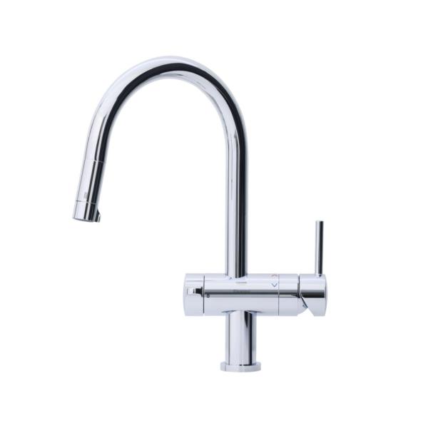 ※詳細スペックは「メーカーサイト」にてご確認下さい。●商品特性・浄水器シェアの高い『クリンスイ』のシンク下にカートリッジを配置するビルトイン型浄水器。1つの水栓で、水、お湯、シャワー、浄水を吐水するタイプです。・吐水切替レバー：ストレート、...