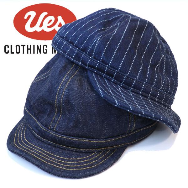 こだわりのアメカジブランド UES（ウエス）より『メカニックキャップ』のご紹介です。整備士が着用していたことで知られるメカニックキャップ。UESオリジナルの14.9ozファブリックを使用。つば芯にはバハクロスと呼ばれるふくらみのある生地を挟...
