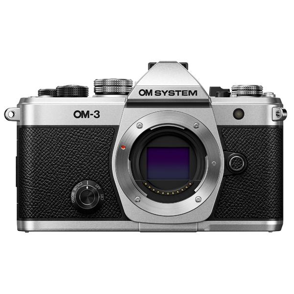 【発売日：2025年03月01日】「時代を超える普遍的な美しいデザイン」「OM-3」は、往年のフィルム一眼レフカメラ「OLYMPUS OM-1」の設計思想を継承し、特徴的なペンタ部やカメラボディー両サイドのデルタカット、軍艦部のダイヤル形状...