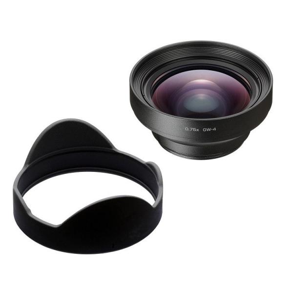 ・倍率0.75倍。21mm相当(35ミリ判換算) での撮影が可能。フード・ポーチ付属。※ご使用にはレンズアダプターGA-1が必要です。オープン価格JANコード:4549212 300158