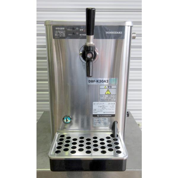 商品名：生ビールディスペンサーメーカー：ホシザキ型番：DBF-K30A2年式：2012年電源：単相100V(50/60Hz)消費電力：185/205W重量：21kg外形寸法：W255×D553×H490mm付属品：写真に写っているものですべ...