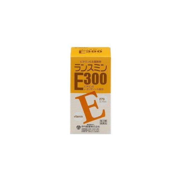 ランスミンE300は，血行不良や更年期に伴う肩こり，手足のしびれ，冷え等諸症状の緩和を目的として，天然ビタミンEの中でも最も生理活性の高いd-α-トコフェロールを主薬にγ-オリザノールを配合して効果を高めた飲みやすいソフトカプセルです。