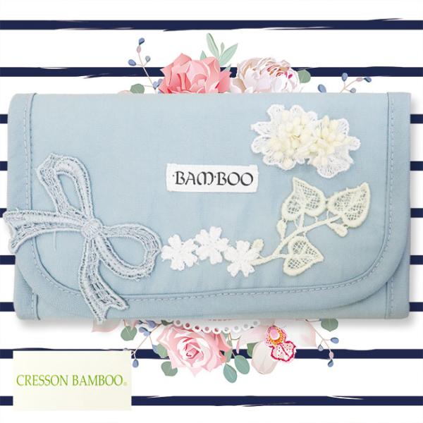 【「ピルポーチ」】レースのお花、リボンモチーフが可愛い折りたたみお薬用ポーチです。ジッパー部分のレース飾りがアクセントになっています。