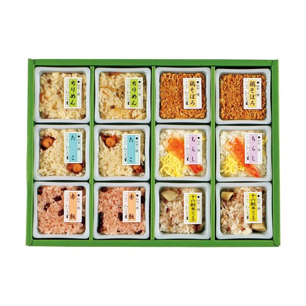 【三越伊勢丹 御中元 総合カタログ ギフトコード】Ｂ０１２３１３ 【商品名】〈京・料亭わらびの里〉料亭一膳【内容量】ちりめんごはん・たこめし・鶏そぼろごはん・ちらし寿司・赤飯（ごましお付）・十六穀米（さつま芋）各９０ｇ×各２【外装サイズ】縦...