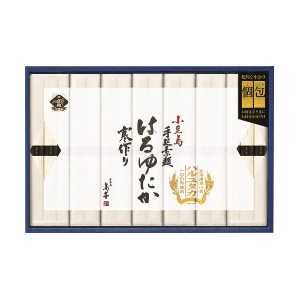 【三越伊勢丹 御中元 総合カタログ ギフトコード】Ｂ０２２４０３ 【商品名】〈島善〉小豆島素麺「はるゆたか」【内容量】北海道産小麦使用手延素麺５０ｇ×１６（個包装）【外装サイズ】縦22×横32×高さ4cm