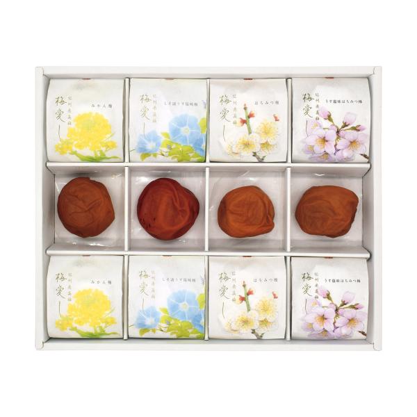 【三越伊勢丹 御中元 総合カタログ ギフトコード】Ｂ０３７５０３ 【商品名】〈風鈴梅〉紀州南高梅「梅愛（うめいと）し」詰合せ【内容量】みかん梅（塩分約５％）・しそ漬うす塩味梅（塩分約８％）・はちみつ梅（塩分約８％）・うす塩味はちみつ梅（塩分...
