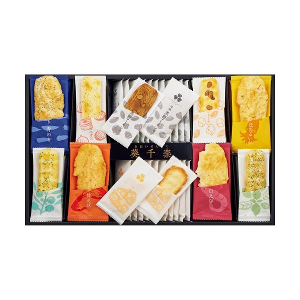 【三越伊勢丹 御中元 総合カタログ ギフトコード】Ｂ０３９４０３ 【商品名】〈葵の倉〉葵千楽【内容量】富山湾白えび・磯の香り青のり・富山湾ほたるいか・加賀能登甘えび×各５、バージンオリーブオイル・スイートバジル・サワークリームオニオン・アー...