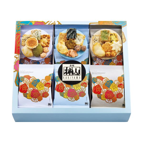 【三越伊勢丹 御中元 総合カタログ ギフトコード】Ｂ０３９５２３ 【商品名】〈赤坂柿山〉ななこ　夏【内容量】ななこ壱・ななこ弐×各８、ななこ夏×９【外装サイズ】縦29×横34×高さ9cm