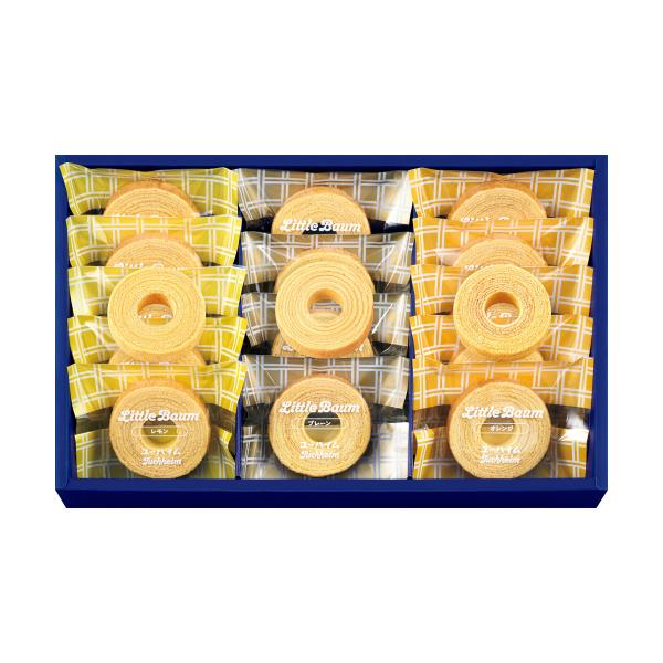 【三越伊勢丹 御中元 総合カタログ ギフトコード】Ｂ０４０７４３ 【商品名】〈ユーハイム〉リトルバウムサマーアソート【内容量】リトルバウム（レモン・オレンジ×各５、プレーン×４）【外装サイズ】縦24×横38×高さ7cm