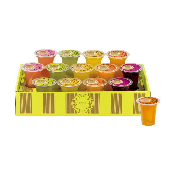 【三越伊勢丹 御中元 総合カタログ ギフトコード】Ｂ０４１５４３ 【商品名】〈資生堂パーラー〉フリュイジュレ【内容量】ピーチ＆ピーチ・ブラックチェリー＆カシス×各２、ラ　フランス＆グリーンアップル・マンゴー＆パッション・はっさく＆グレープフ...