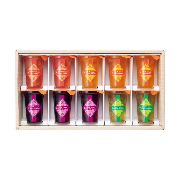【三越伊勢丹 御中元 総合カタログ ギフトコード】Ｂ０４１７７３ 【商品名】〈ＦＲＵＩＴＳ−Ｊ〉国産果実と果汁の夏ジュレ【内容量】フルーツジュレ（岡山産金桃＆和歌山産みかん・長野産巨峰＆岡山産ブルーベリー×各３、青森産りんご＆福岡産キウイフ...