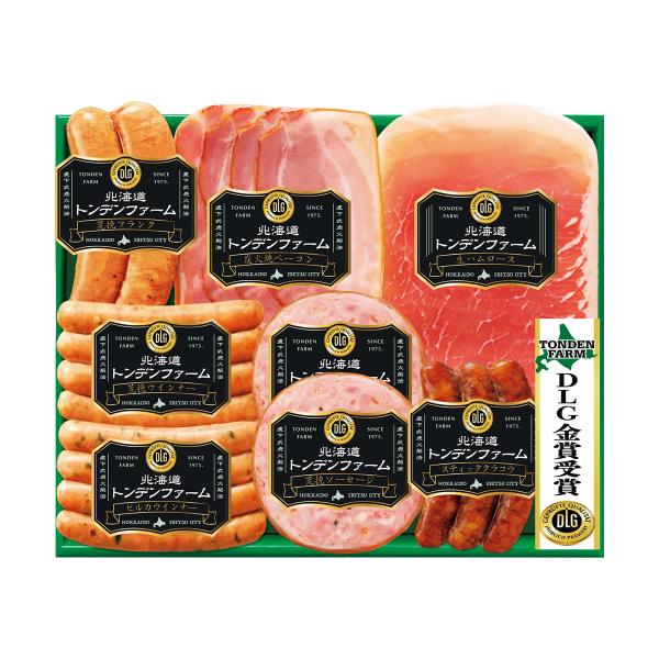 【三越伊勢丹 御中元 総合カタログ ギフトコード】Ｙ０４６２６３ 【商品名】〈トンデンファーム〉ＤＬＧ金賞受賞ギフト【内容量】スティッククラコウ４０ｇ・荒挽フランク１００ｇ・荒挽ウインナー８０ｇ・炭火焼ベーコン８０ｇ・生ハムロース４０ｇ・ピ...
