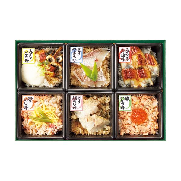 【三越伊勢丹 御中元 総合カタログ ギフトコード】Ｙ０４８９５３ 【商品名】一膳海鮮丼ぶりセット（レンジ対応）【内容量】うなとろ丼（うなぎは国産）・蟹めし丼・うなぎ蒲焼丼（うなぎは国産）各１３５ｇ、鮭いくら丼・炙り鯛めし丼・炙りのどぐろ（赤...