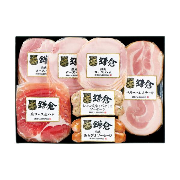 【三越伊勢丹 御中元 総合カタログ ギフトコード】Ｙ０５１３３３ 【商品名】東京国立博物館　限定ギフト〈鎌倉ハム富岡商会〉冨嶽三十六景　神奈川沖浪裏　ハムバラエティ詰合せ【内容量】熟成ロースハム６３ｇ×３、ベリーハムステーキ１００ｇ・肩ロー...