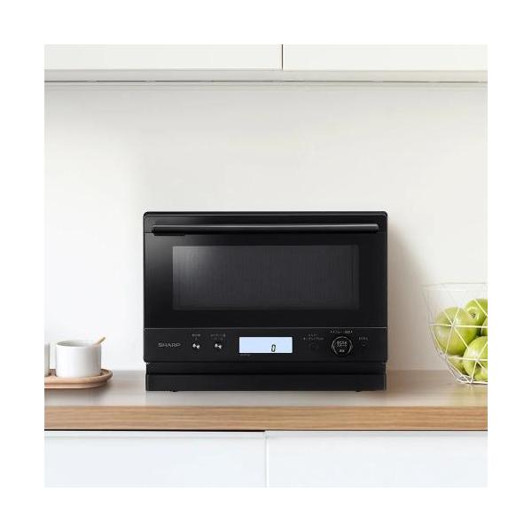 シャープ オーブンレンジ 18L RE-WF186-B ブラック PLAINLY ｜ 全国で使えるヘルツフリー スタイリッシュ ｜ #11 ｜ [シャープ]製品特徴■ここちよく暮らすためのシンプルで使いやすいシリーズです■らくチン！(絶対湿...