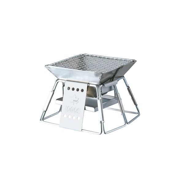 週末のこだわり、お手軽炭火焼グリル総重量：（約）1kgサイズ：（約）幅19×奥行19×高さ15cm収納サイズ：（約）幅24×奥行18.5×高さ3.5cm焼網サイズ：（約）幅16×奥行16cm主素材：ステンレススチール、スチール●週末のこだわ...