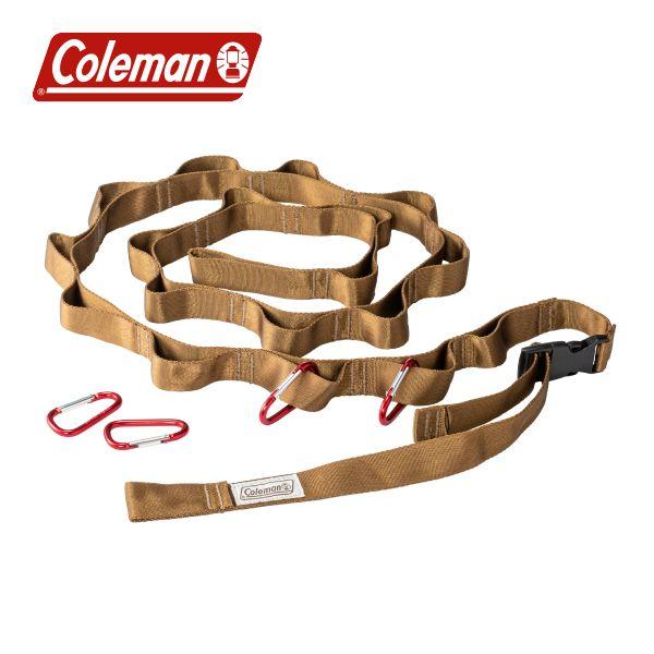 ▼吊るして整理・スペースを有効活用●カラビナ4個付き●長さ調整可能■仕様【カラー】コヨーテ【サイズ】約184〜216 調整可能【重量】約175g【材質】ナイロン、他【原産国】中国[ コールマン Coleman アウトドア アクセサリー オプ...