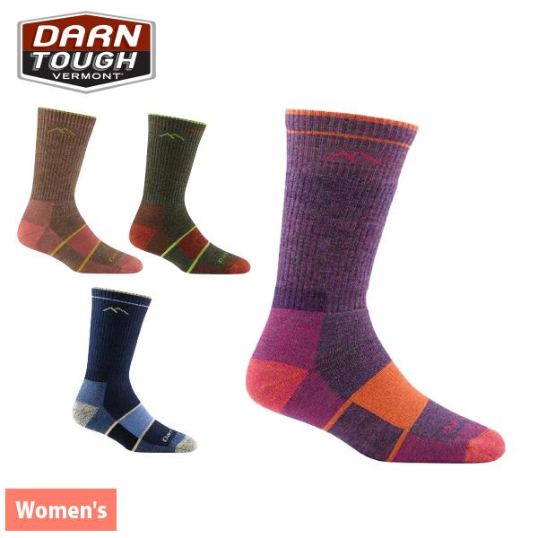 ▼DARN TOUGH ダーンタフ ウィメンズ 1908 ハイカーブーツソック ミッドウェイトフルクッションはメリノウールをDARN TOUGH VERMONTソックス独自のニッティング技術により密度の高く弾力性のあるループ編みにより高いク...