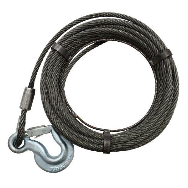 ▼チルホール T-7専用ワイヤロープです。チルホールには専用のワイヤロープをご使用ください。(最大径:Φ8.3mm)■仕様【適合機種】チルホール T-7[ パワーツール 林業用品 運搬用チェーンブロック ウインチ カツヤマキカイ ]