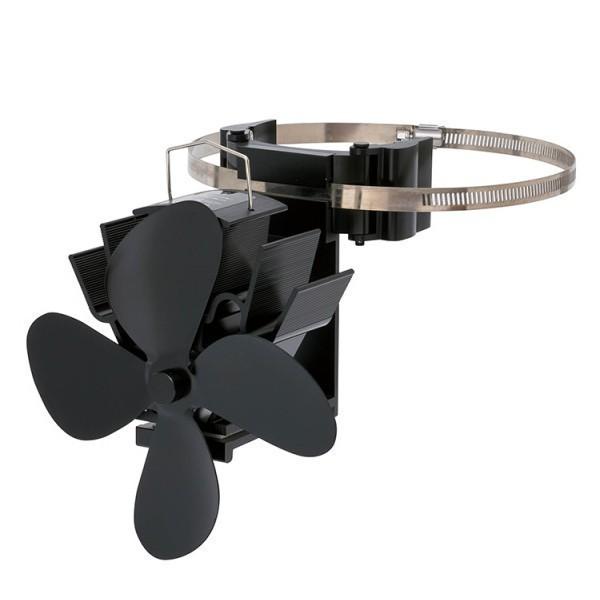 シングル管に付属のバンドで固定。煙突の熱で発電しファンが回転。■仕様サイズ：W18 H19 D13 (cm)運転開始温度：100度最大運転温度：400度最適運転温度：150-350度運転開始時間：1分以内風量（200-400度）：170-3...