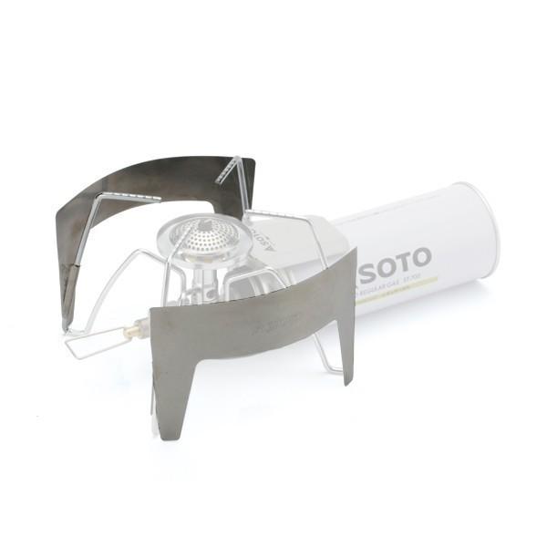 風による燃焼不良を防ぎ、調理の効率を高める中型の風防。■仕様[寸法] 幅165×奥行15×高さ95mm[重量] 23g×２枚[材質] ステンレス[備考] ※本製品はレギュレーターストーブ ST-310・メルヘンモデル ST-310MC専用で...