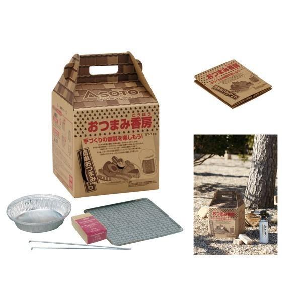 コンパクトな段ボール製スモーカーちょっとした「おつまみ」を作るのに最適。少量のスモークウッドで燻製づくりが楽しめます。[寸法] 幅230×奥行230×高さ350mm(使用時)[セット内容] スモーカー本体、スモークスティック(さくら1本) ...